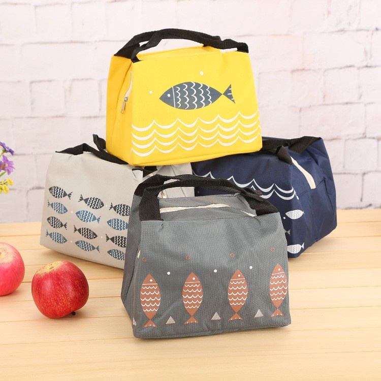 Jual [GK] Tas Bekal ikan Fish Botol Kotak Makan Anak Lunch Box Kemasan ...