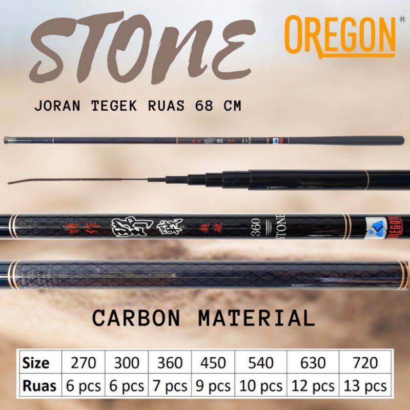 Jual Tegek Pancing OREGON STONE 360, 450 & 540 | Shopee Indonesia