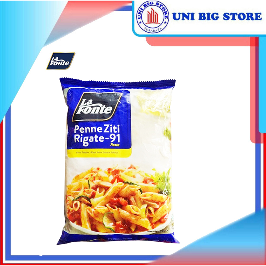 Jual La Fonte Pasta Penne Ziti Rigate-91 Pene 450 gr | Shopee Indonesia