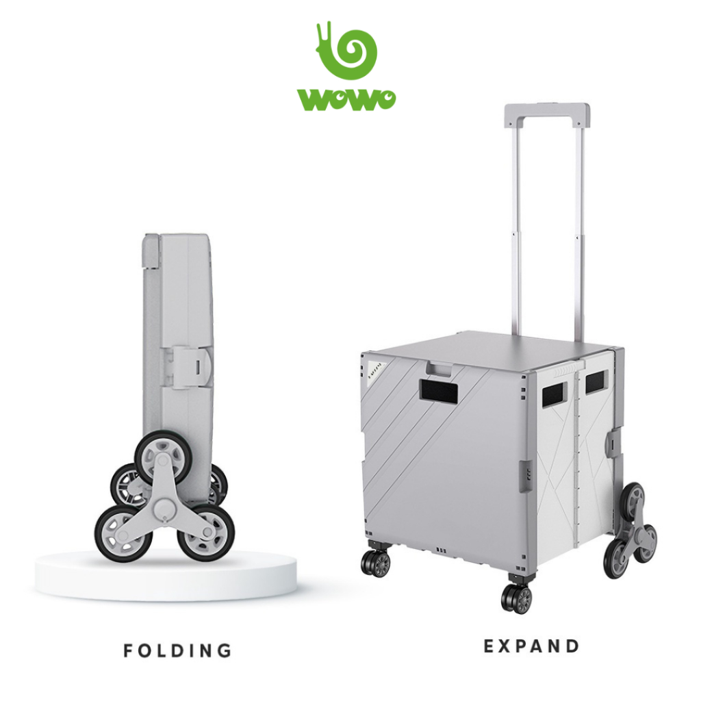 Jual WOWO MIX FOLDED SHOPPING TROLLEY | TROLI BELANJA PROTABLE L755 ...
