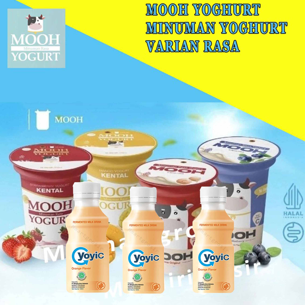 Jual Mooh / Minuman Yoghurt / Minuman Sehat / Yoghurt Aneka Varian Rasa ...
