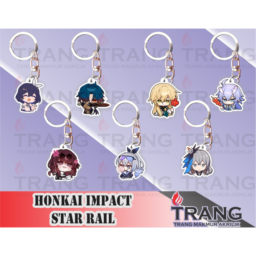 Jual Gantungan Kunci Akrilik Honkai Impact Star Rail/Acrylic Keychain ...