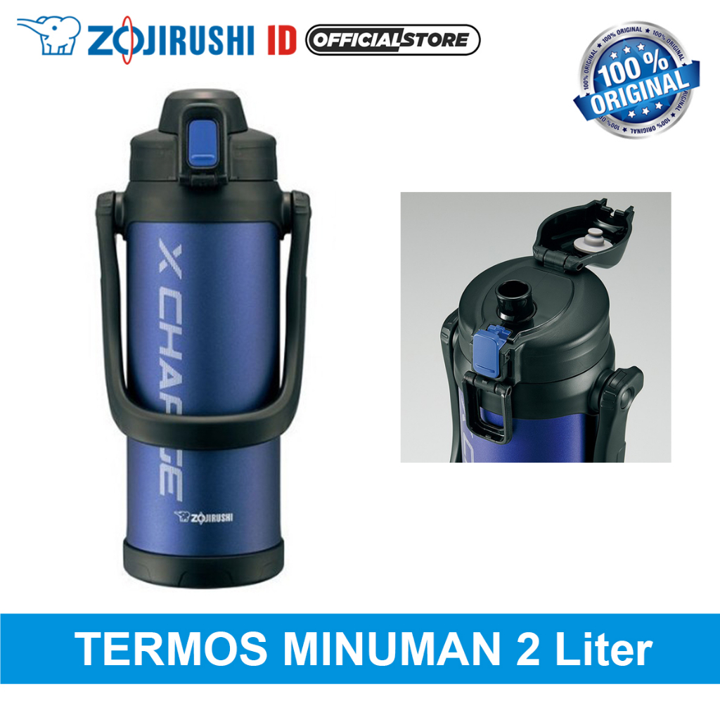 Jual Zojirushi SD-BD20 AD Vacuum Bottle Cool Sports Botol Air Dingin - 2 Liter [Navy] | Shopee ...