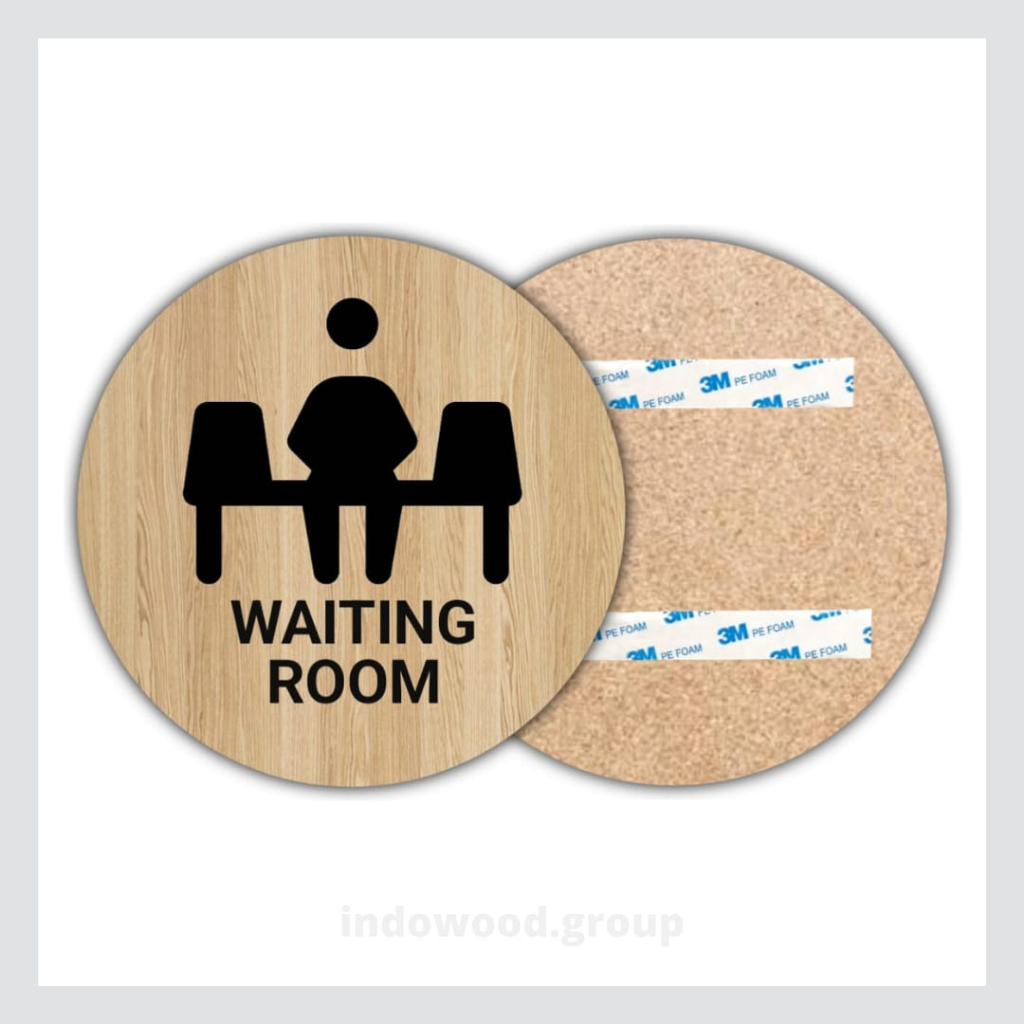Jual Sign "Waiting Room" | Papan Tanda | Papan Tulisan | Dekorasi Cafe ...