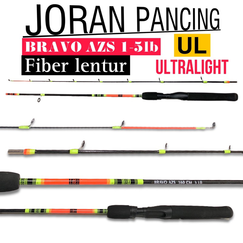 Jual ALAT PANCING JORAN UL FIBER SOLID Lentur Ultralight panjang 160Cm Joran udang | Shopee ...