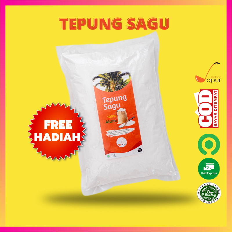 Jual Tepung Sagu 1kg / 100% Sari Pati Pohon Sagu Halal / Tepung Sagu ...