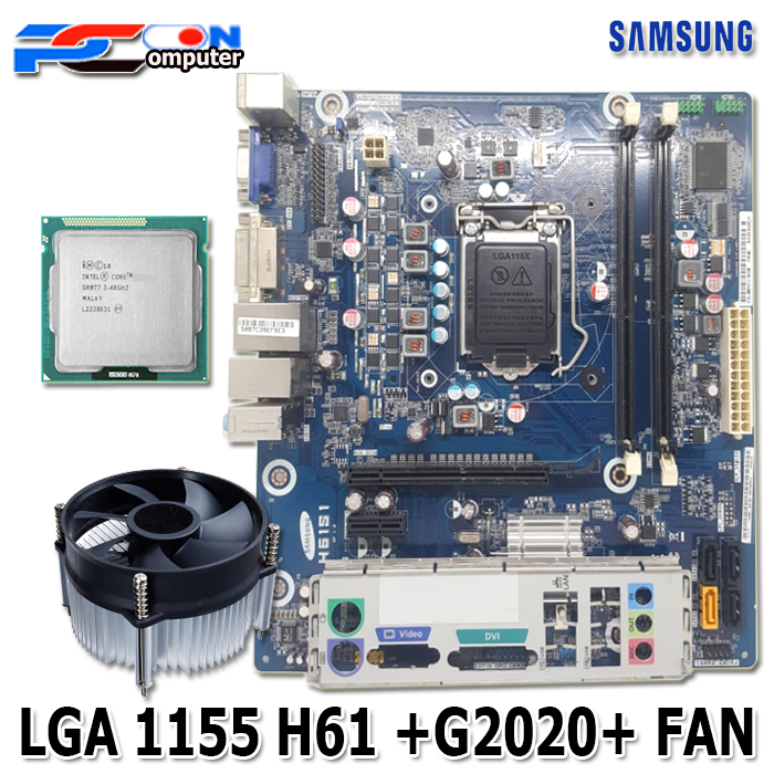 Jual Mainboard Mobo Onboard Plus Fan Baut LGA 1155 Processor G2020/G2030 | Shopee Indonesia
