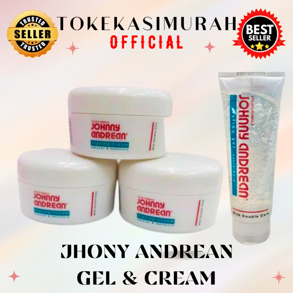 Jual Perawatan Rambut Pria Johnny Andrean GEl & Cream Melembutkan Rambut Kering Dan Kasar Tidak ...