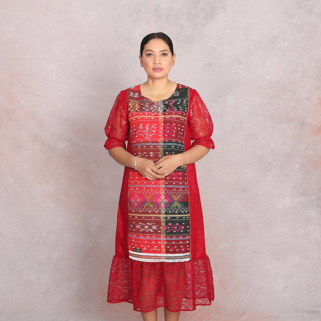 Jual Dress Etnik Tenun Ulos SADUM FULL SIMATA Asli BROKAT (Couple ...
