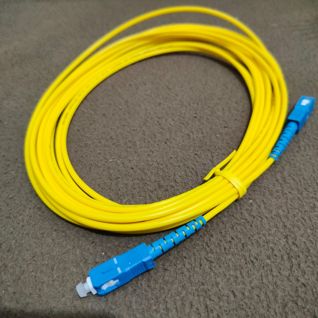 Jual Kabel Fiber Optik Patchcord SC UPC - SC UPC Panjang 5 Meter Bekas ...