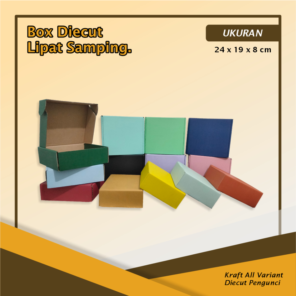 Jual Kardus/Box LS - Uk. 24 x 19 x 8 cm - Bervarian Warna - kardus ...