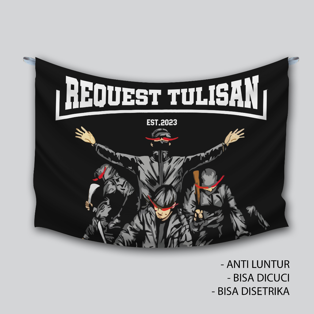 Jual BENDERA SUPORTER BEBAS REQUEST JUMBO| BENDERA KOMUNITAS | BENDERA ...