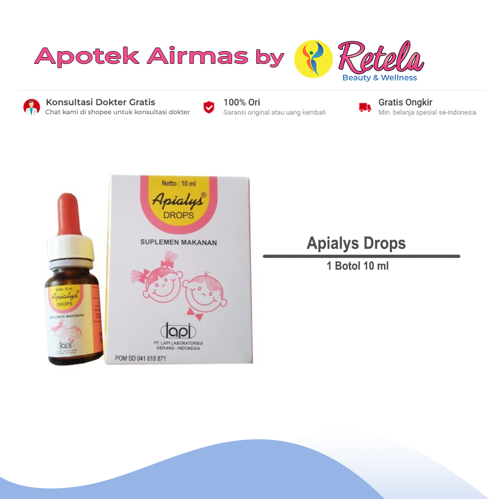 Jual APIALYS DROPS 10ML | Shopee Indonesia