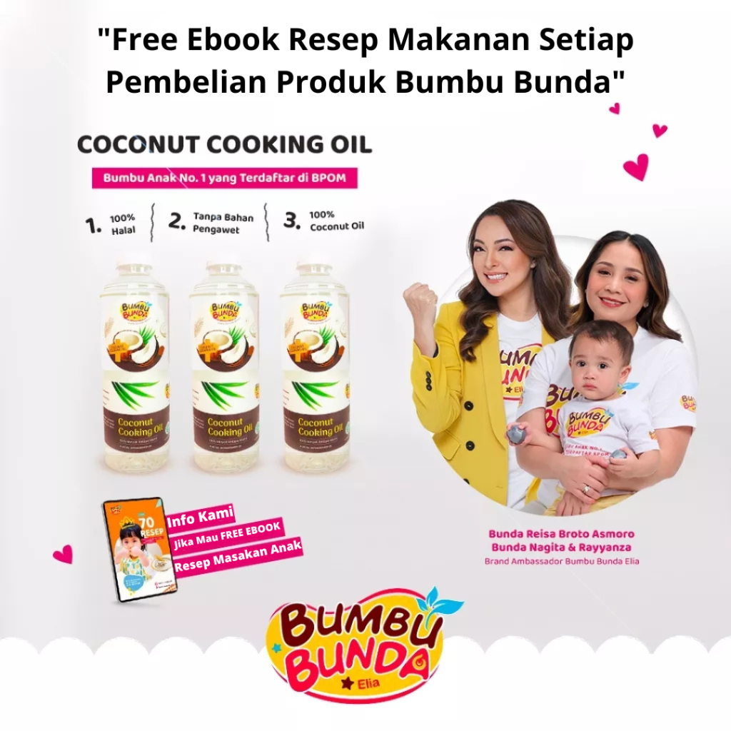 Jual Bumbu Bunda Coconut Cooking Oil 500ml | Shopee Indonesia Jual Bumbu Bunda Coconut Cooking Oil 500ml | Shopee Indonesia