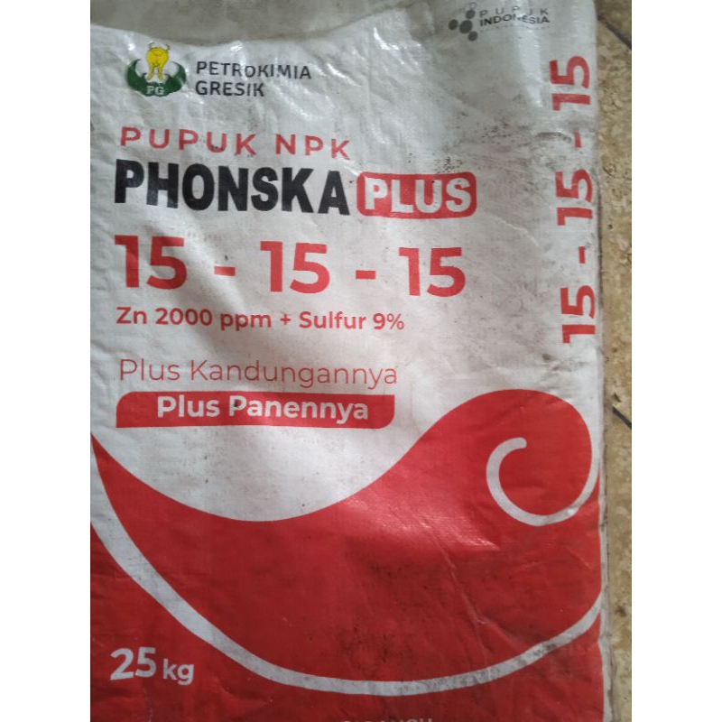 Jual pupuk PHONSKA PLUS, NPK 15.Kemasan 25 kg | Shopee Indonesia