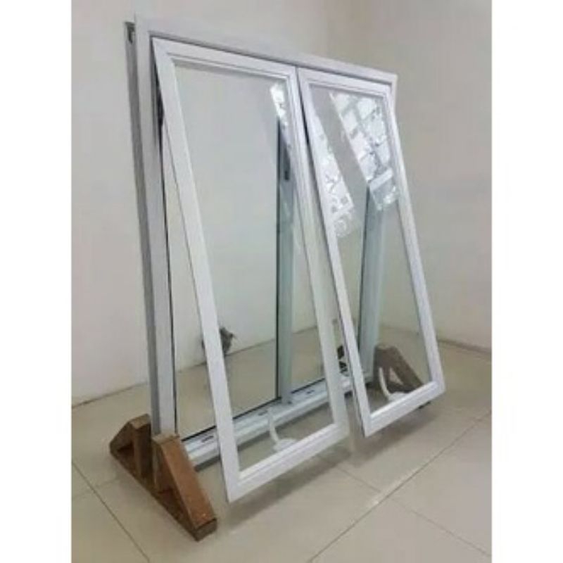 Jual Jendela Aluminium Casement 1 Set 100x100 | Shopee Indonesia