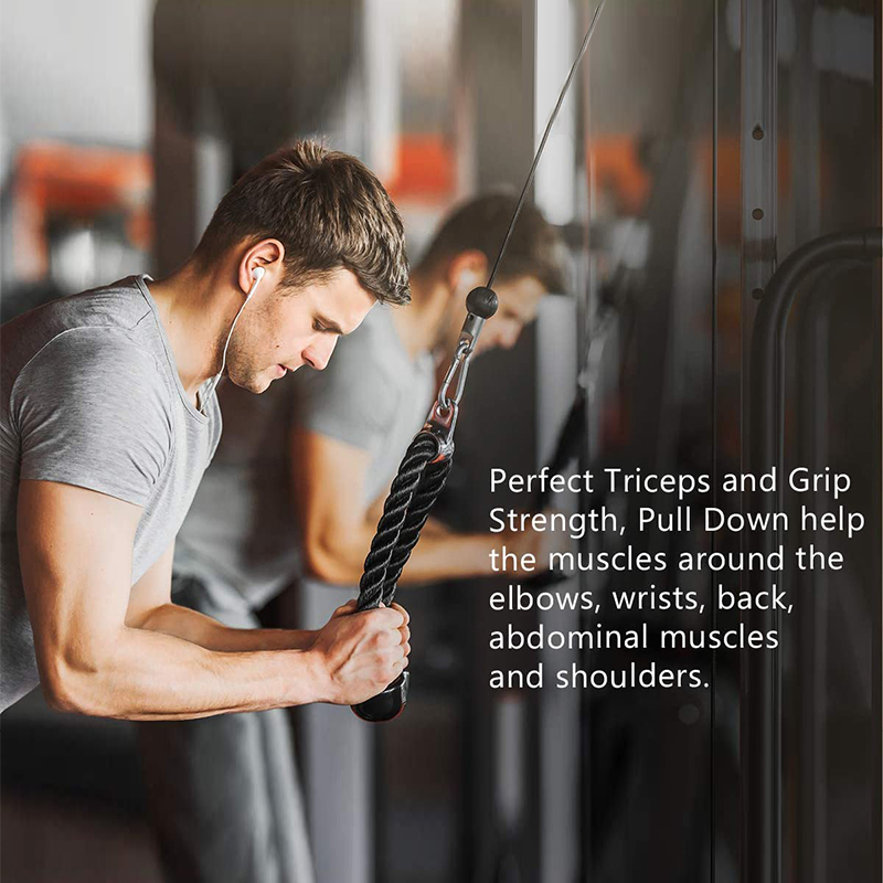 Jual Exercise Rope Tali Pull Rope Tricep Rope Tali Pull Down Latihan ...