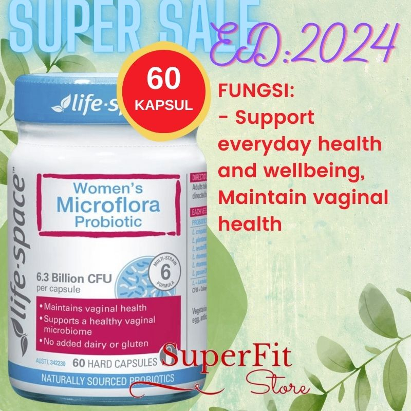 Jual Life Space Women Microflora Probiotic 60 Capsules Shopee Indonesia