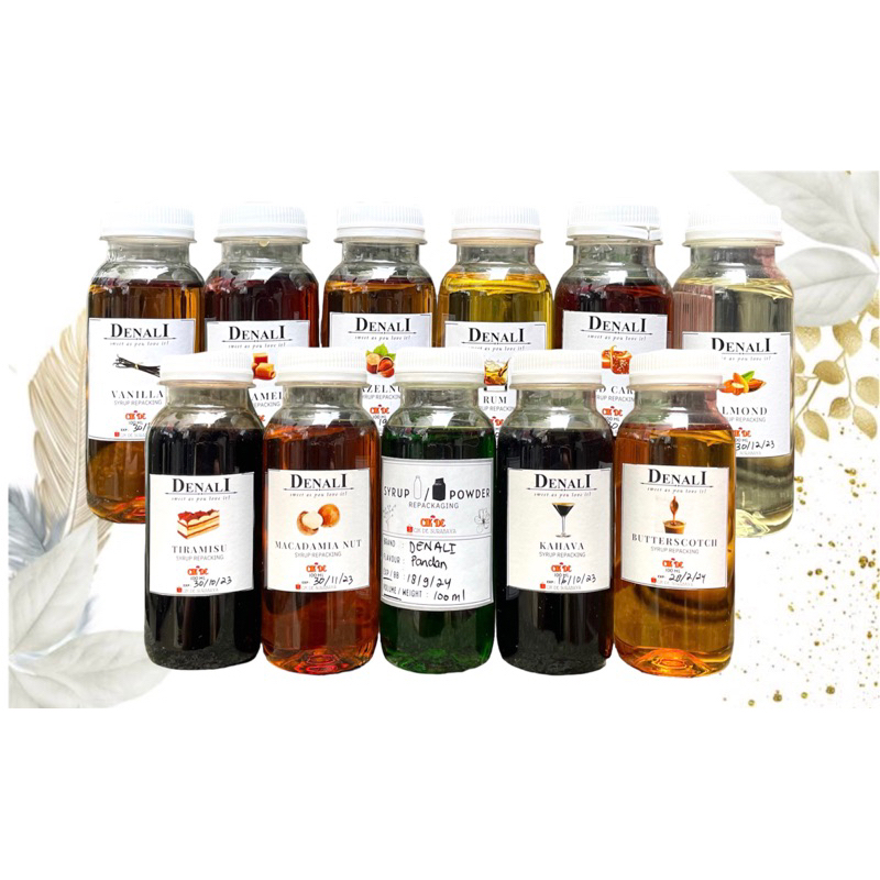 Jual DENALI Syrup Premium Repacking 100ml - Coffee & Flavour Series ...