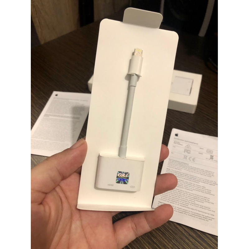 Jual Adaptor AV Digital Lightning Cable to HDMI(Original IBOX) | Shopee ...