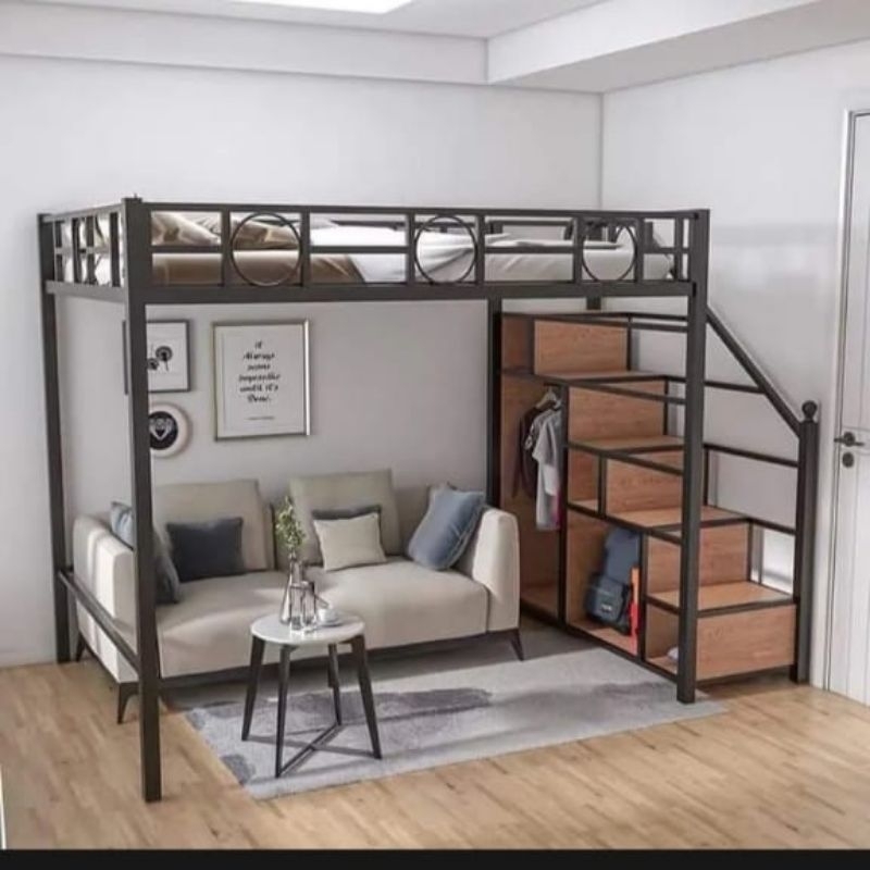 Jual ranjang besi tingkat modern ukuran 120x200 | Shopee Indonesia