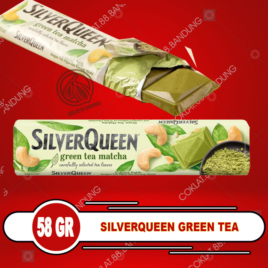 Jual SilverQueen 55gr Matcha Green Tea – Coklat Silver Queen Mede Rasa ...