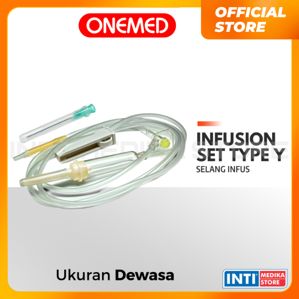 Jual ONEMED - Infusion Set TYPE Y | Selang Infus Anak / Dewasa ...