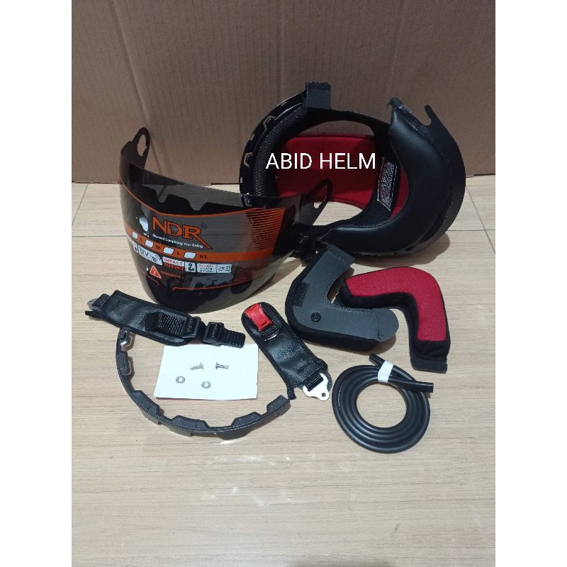 Jual busa helm kyt 2 vision satu set kancing klip BESI dan PLASTIK kaca ...