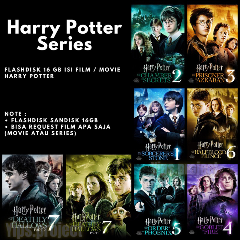 Jual USB isi Film Atau Movie Harry potter full series | Shopee Indonesia