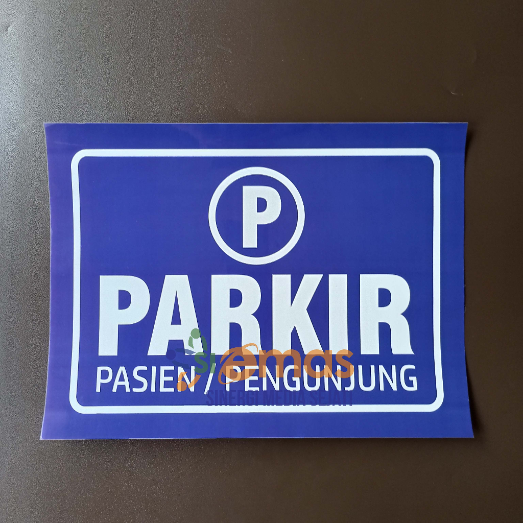 Jual Stiker Parkir Khusus Pasien / Pengunjung | Stiker Tempat Parkir ...