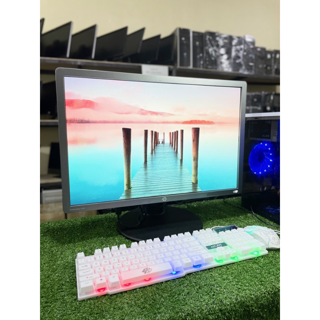 Jual LED Monitor 24" inc Samsung / HP / LG FHD bisa potrait | Shopee ...
