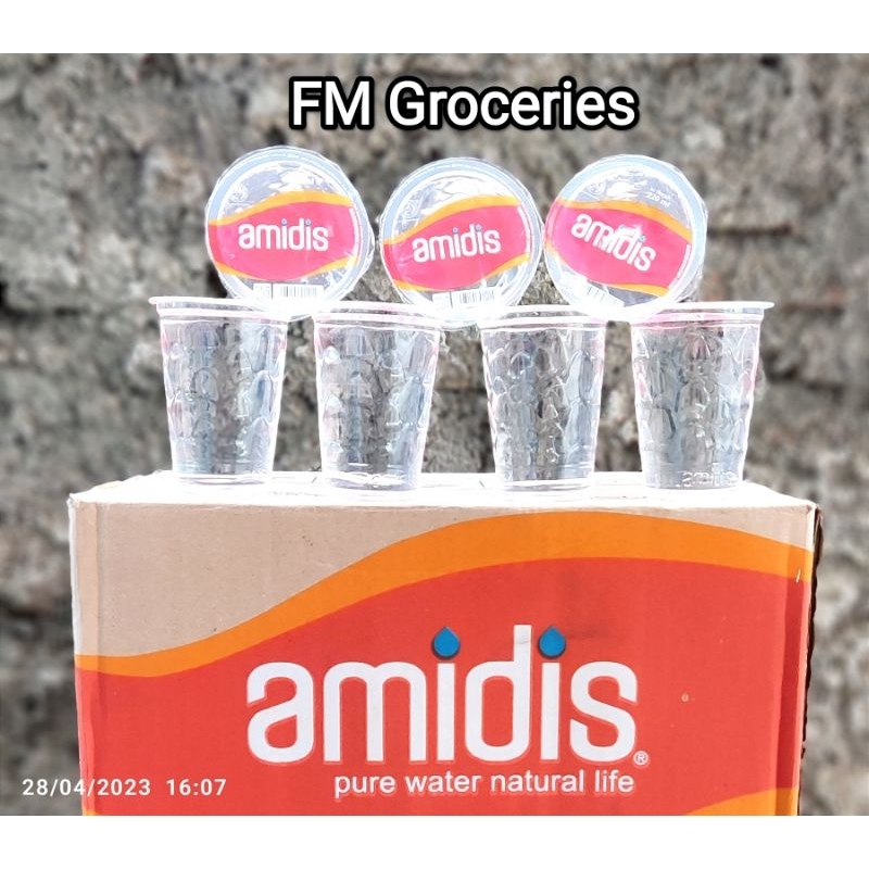 Jual Amidis air kemasan gelas 220ml X 48 gelas | Shopee Indonesia