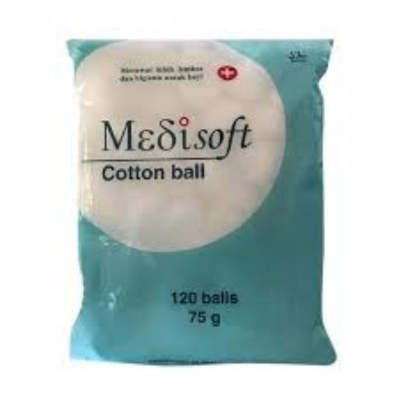 Jual Medisoft Cotton Ball - Kapas Bulat Higienis - 120 Balls - 75 g ...