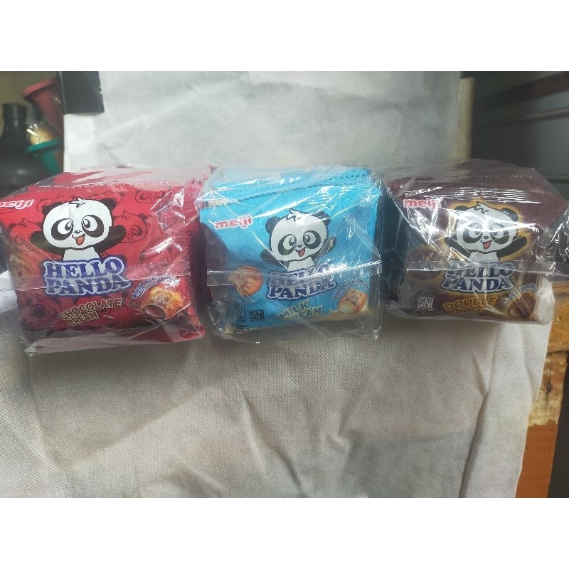Jual Hello Panda Meiji 1 Renceng Isi 10 pcs @10gr dengan varian rasa ...