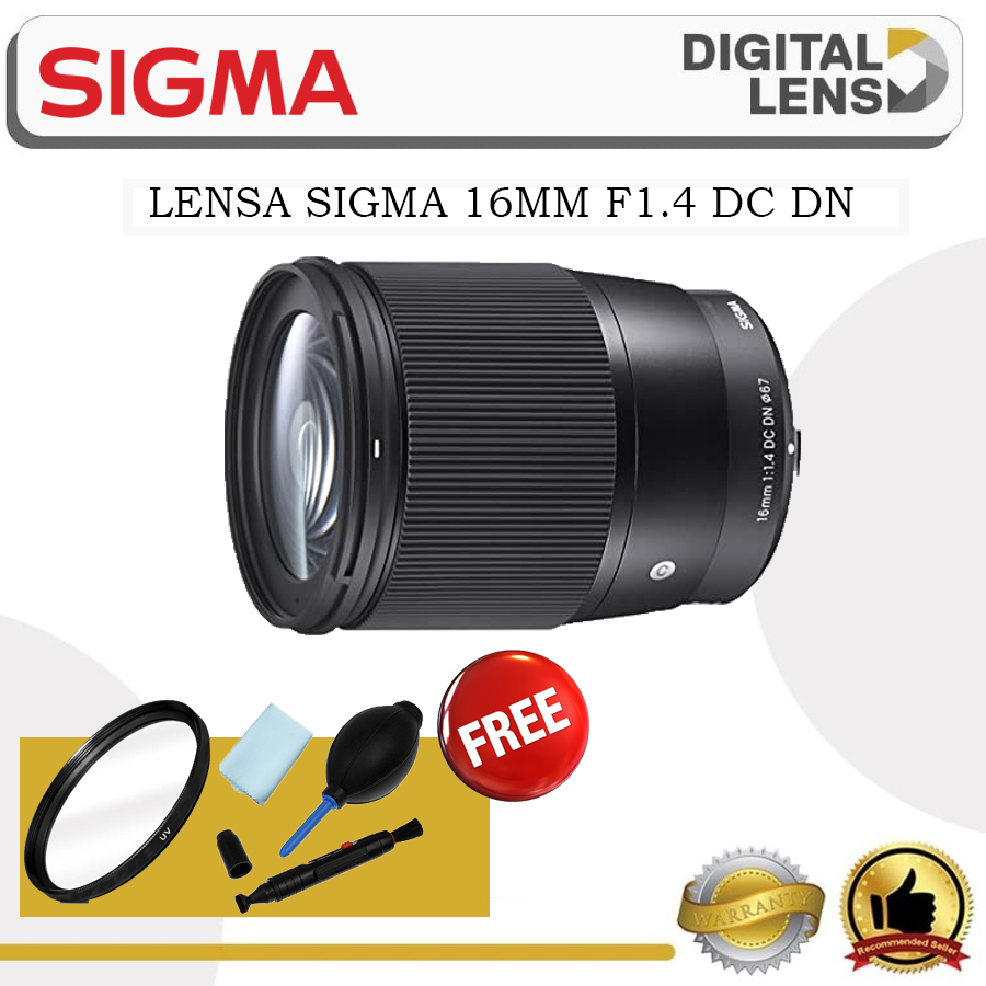 Jual LENSA SIGMA 16MM F1.4 DC DN | Shopee Indonesia