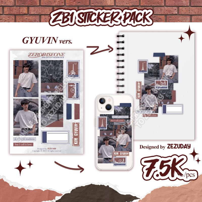 Jual Zerobaseone Sticker Pack 2.0 | ZEROBASEONE | ZB1 Sticker Pack ...