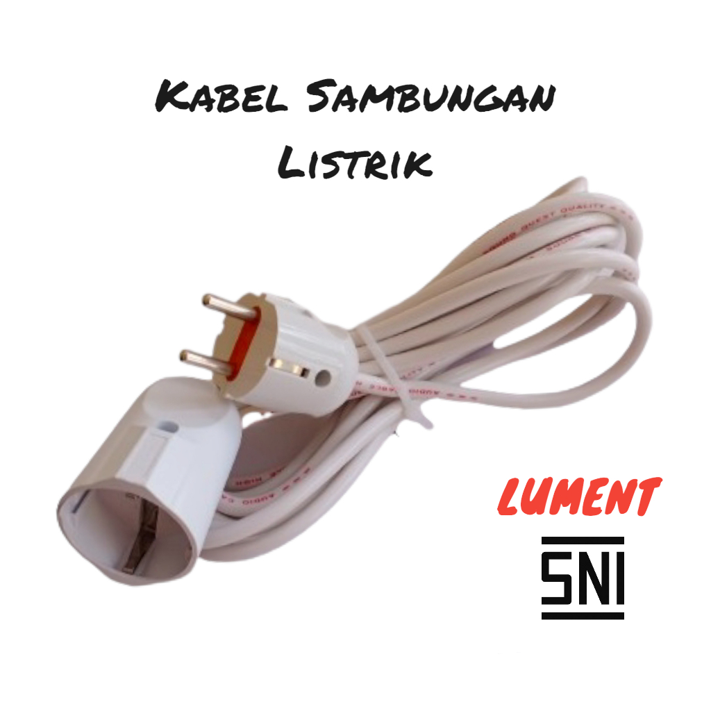 Jual Kabel Sambungan Listrik Extension Contra Arde + Steker Arde ...