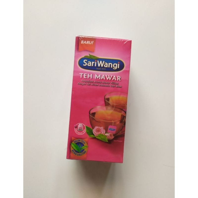 Jual Teh Sariwangi Teh Mawar isi 25 pcs | Shopee Indonesia