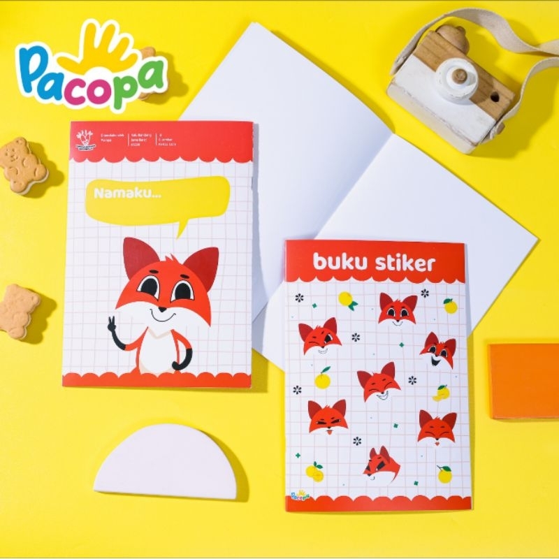 Jual [PACOPA] Buku Stiker Lucu Anak TEBAL MURAH / Album Stiker / Buku ...