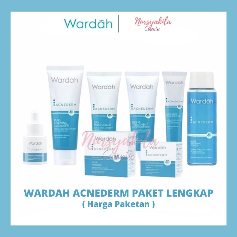 Jual Wardah Acnederm Paket Lengkap - Perawatan Kulit Berjerawat ...