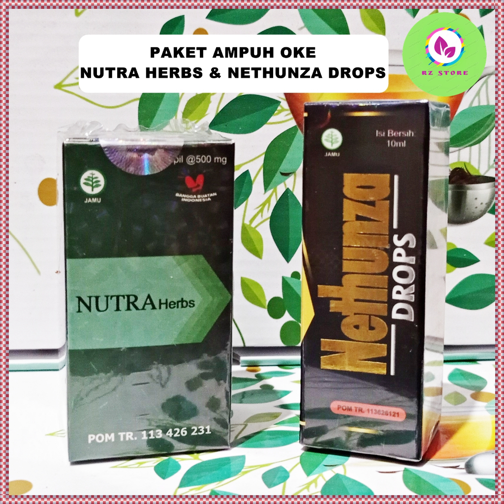 Jual NUTRA HERBS plus NETHUNZA DROPS Original | Shopee Indonesia