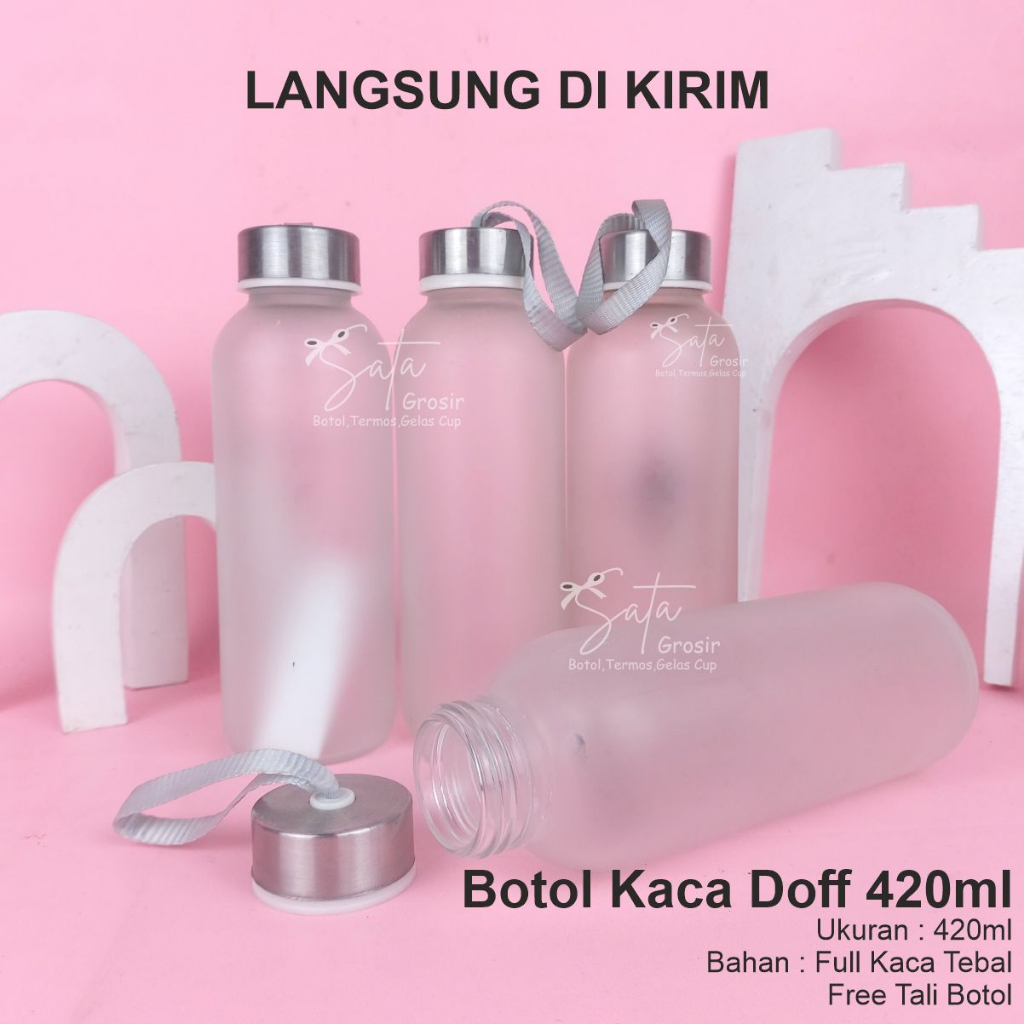 Jual (MINIM 25pcs)BOTOL DOFF / SOUVENIR PERNIKAHAN BOTOL KACA / BOTOL ...