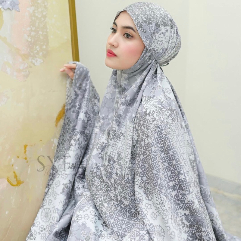Jual Syfa Rahman - Mukena Prayer Set Dyanna Lasercut | Shopee Indonesia