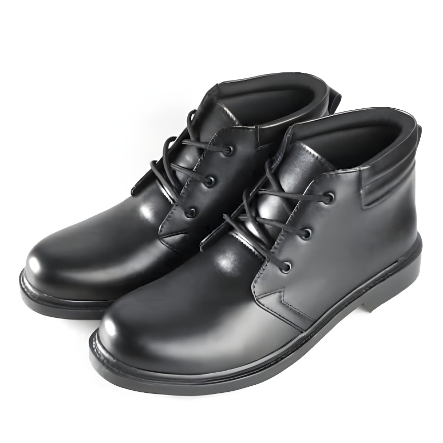 Jual SEPATU BOOTS PEGAWAI DINAS PDH TALI KULIT HITAM PRIA UKURAN JUMBO ...