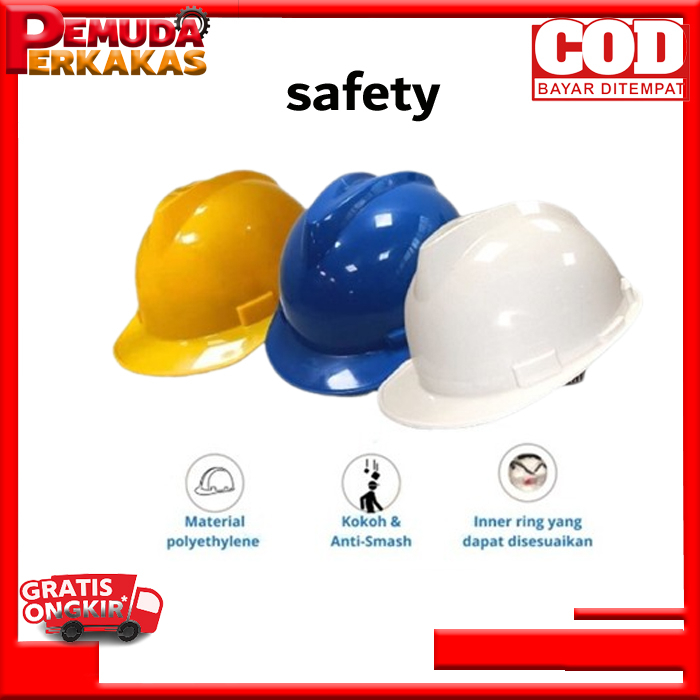 Jual Topi Kerja Proyek Helm Safety Helmet Buat Pekerja Bangunan ...
