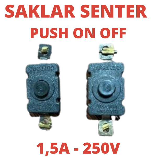Jual SWIT SAKLAR SENTER KECIL 2PIN satuan DUA KAKI ON OFF SAKELAR ...