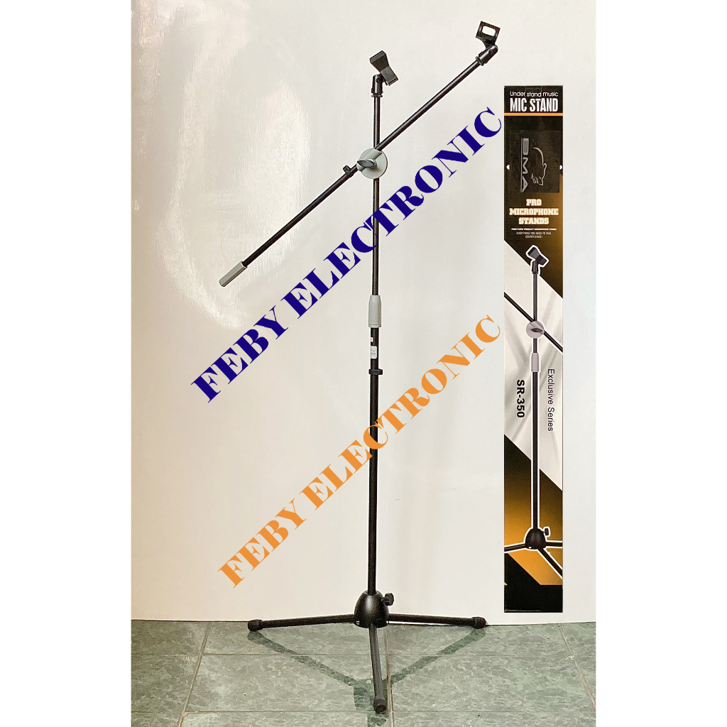 Jual STAND MICROPHONE BMA SR 350 STAND MIC TRIPOD MIC LANTAI | Shopee ...