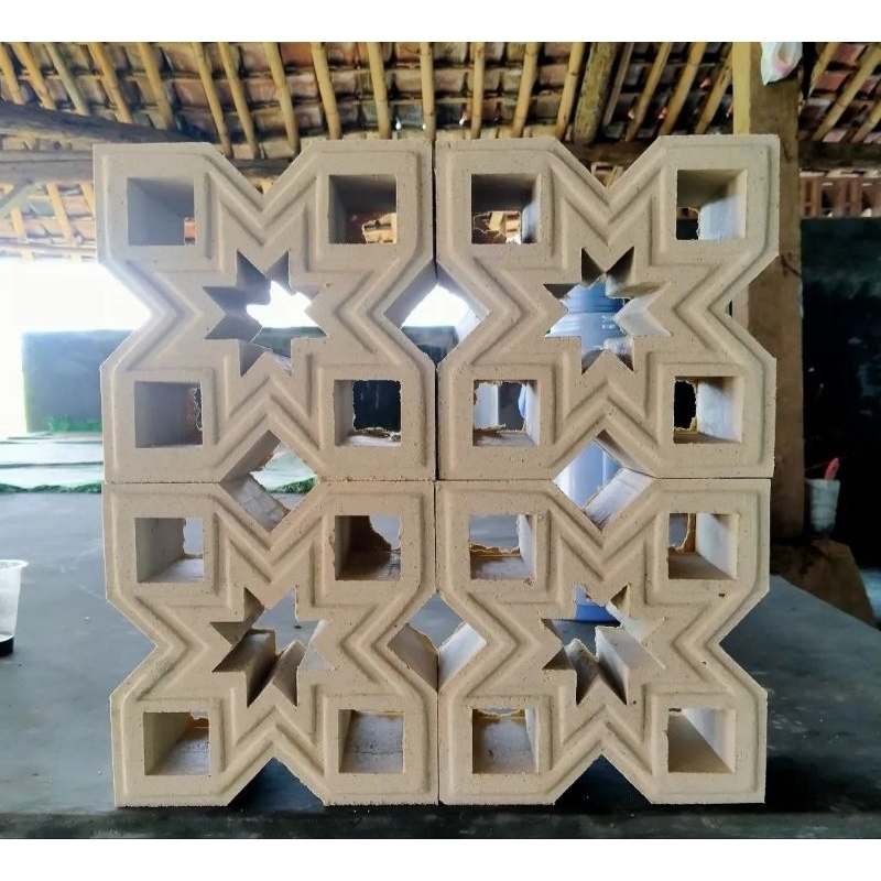 Jual Roster Beton Minimalis Modern Terlaris Motif Bintang Musholla ...