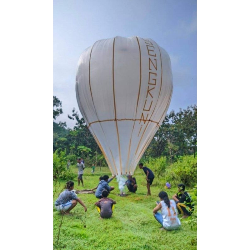 Jual Balon Udara Lampion Plastik Ukuran Kecil Sedang (1m s/d 3m ...