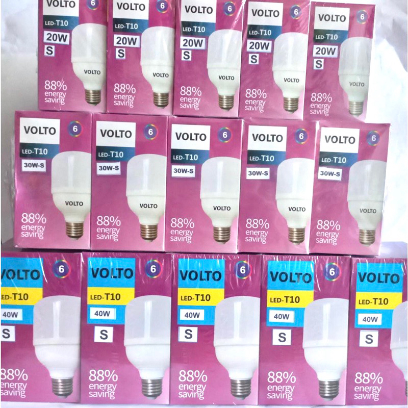 Jual Bola Lampu Led Volto Capsul Kapsul T Cahaya Putih 5w 10w 15w 20w ...